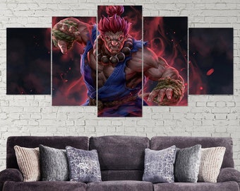 Akuma Street Fighter Poster - Etsy