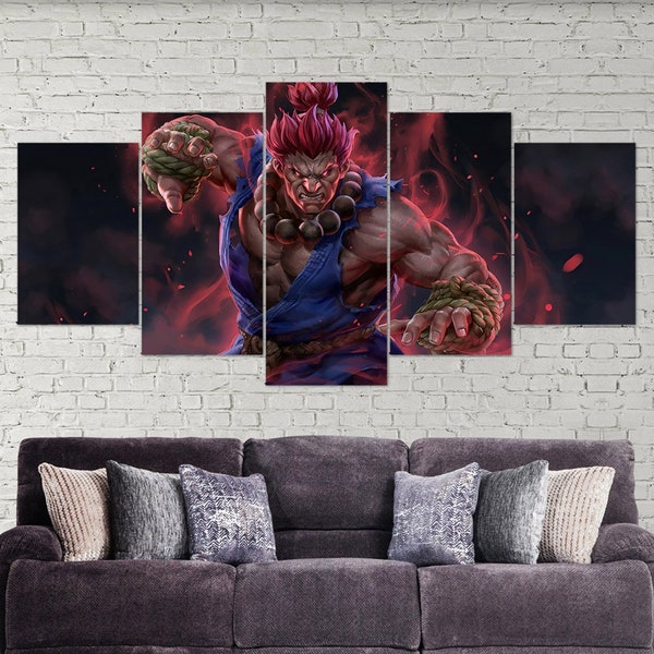 Street Fighter Akuma Poster - Etsy