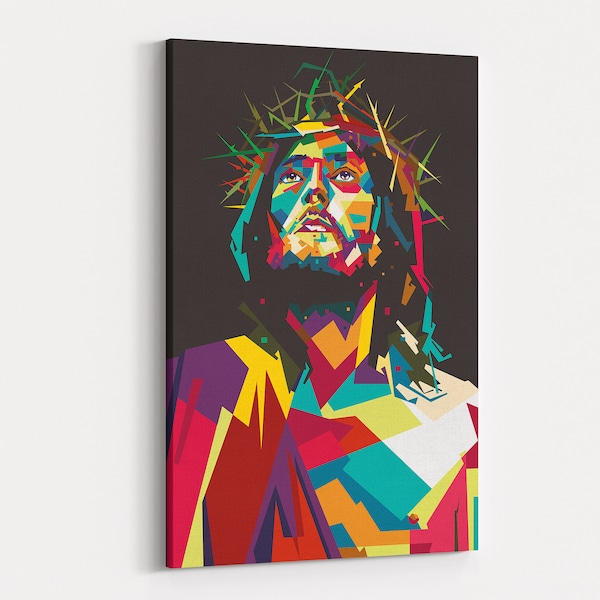 Jesus Christ Pop Art - Etsy