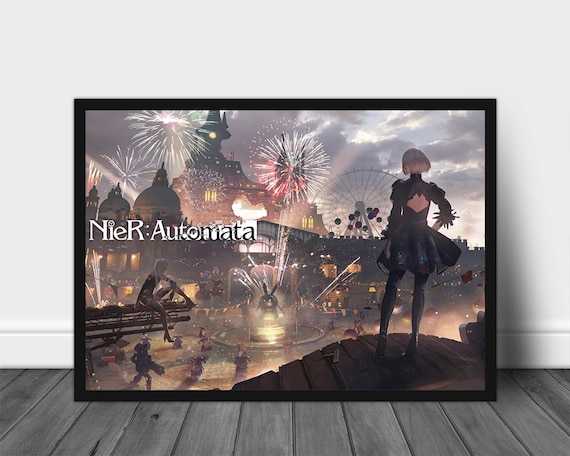Prints Wall Décor Nier Automata Poster Christmas Gift Nier Automata 2B ...