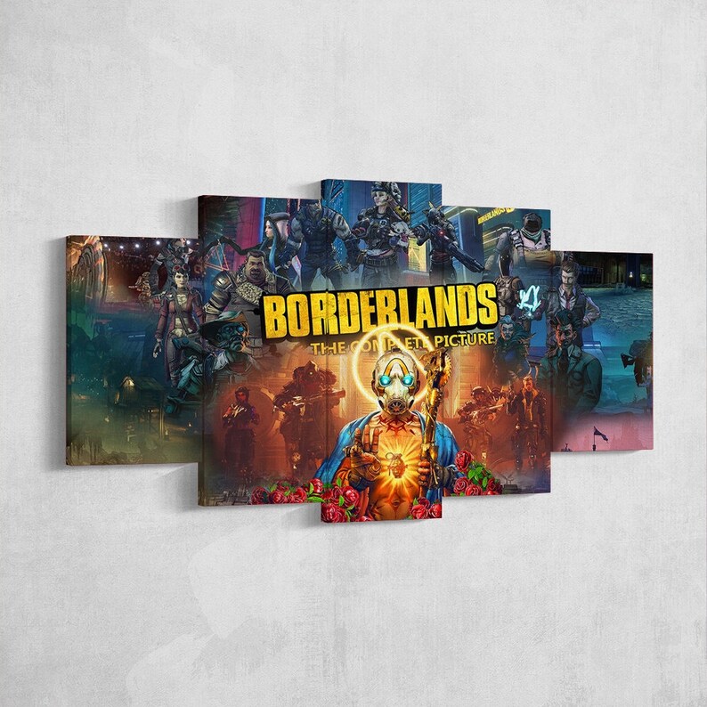 Borderlands 3 Psycho 5 Piece Canvas Wall Art Borderlands - Etsy
