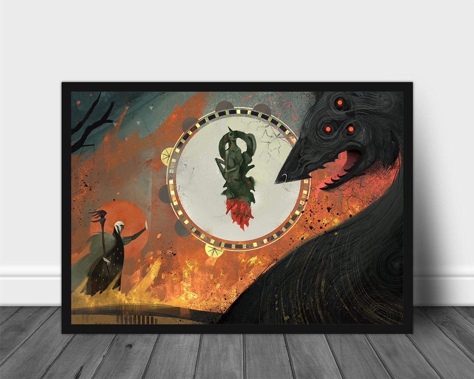 Dragon Age 4, Inquisition, Poster Wall Art, Dragon Age Canvas Wall Art ...