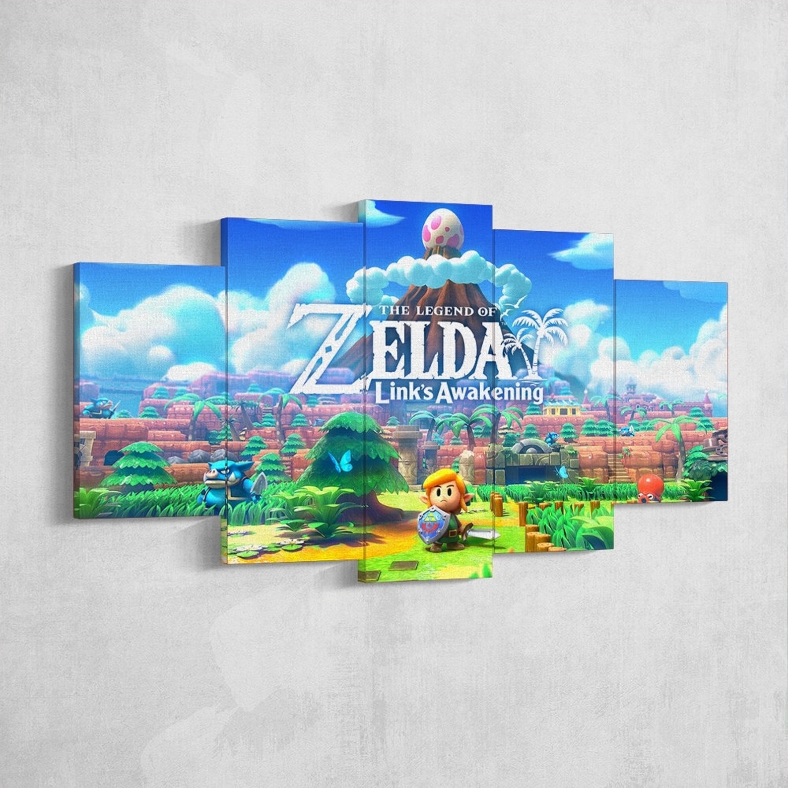 The Legend of Zelda, 5 Piece Canvas Wall Art, Extra Large Wall Art, the ...