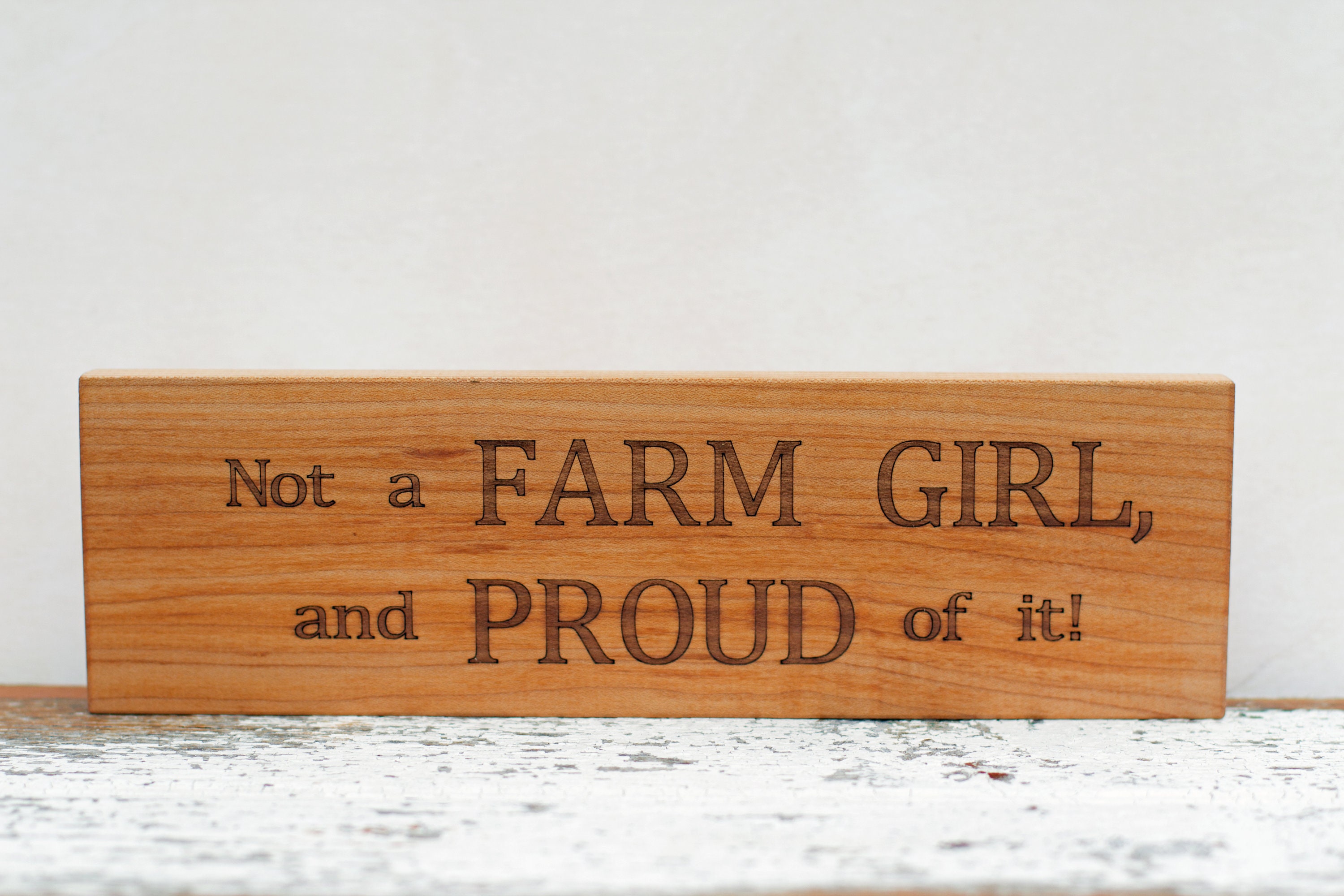 Wooden Farmhouse Sign, Country Girl Sign, Funny Wooden Sign, Engraved ...
