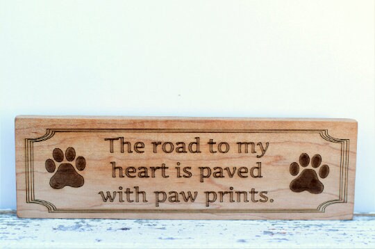 Wooden Dog Decor Wooden Dog Sign Engraved Dog Sign Gifts - Etsy