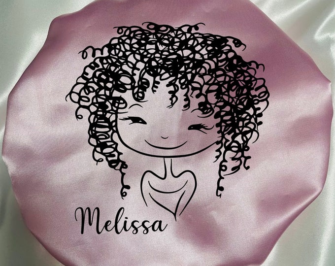 Children's Satin Nightcap for Little Girls to Personalize - Etsy