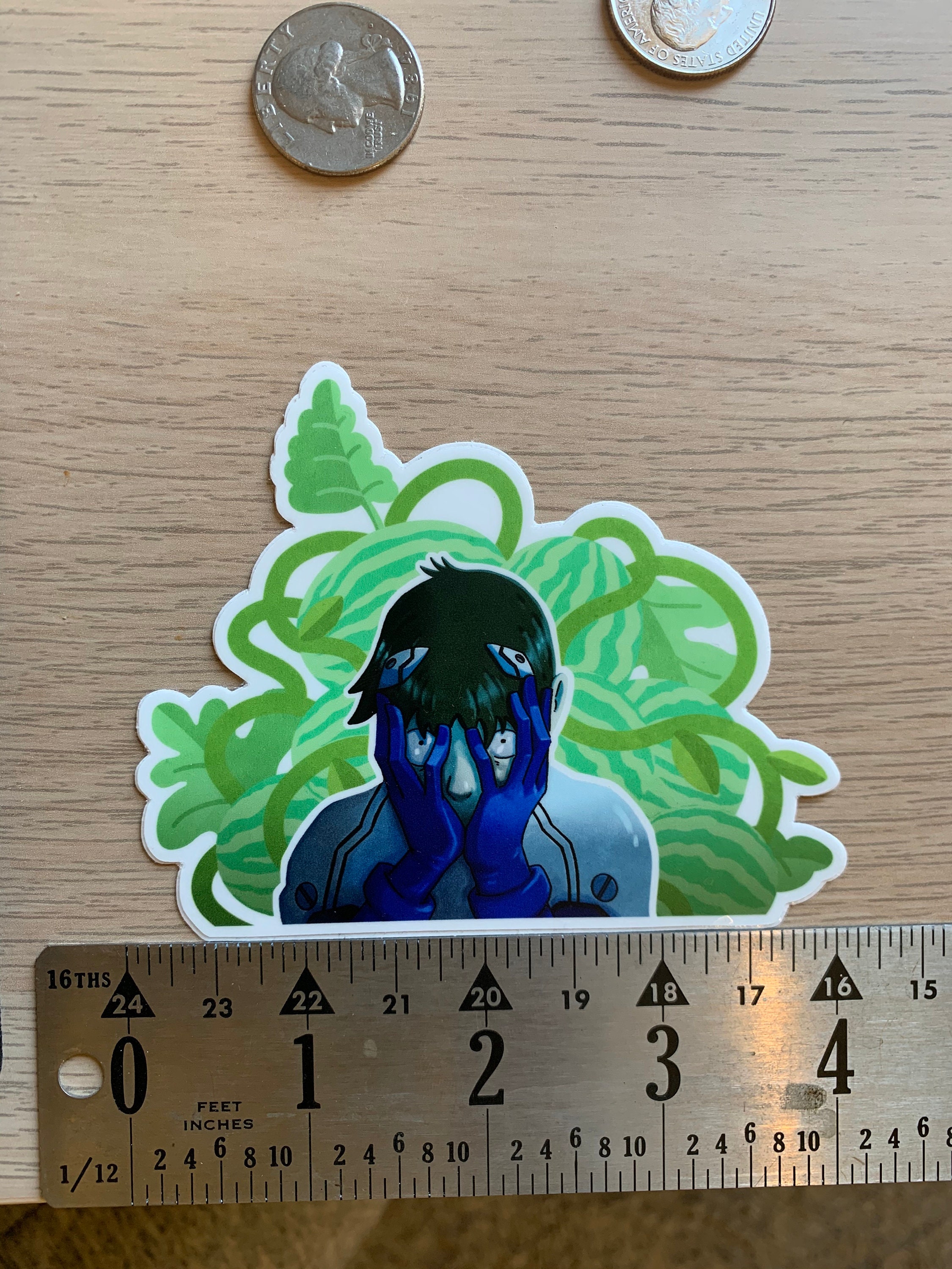 Neon Genesis Evangelion Shinji Sticker - Etsy