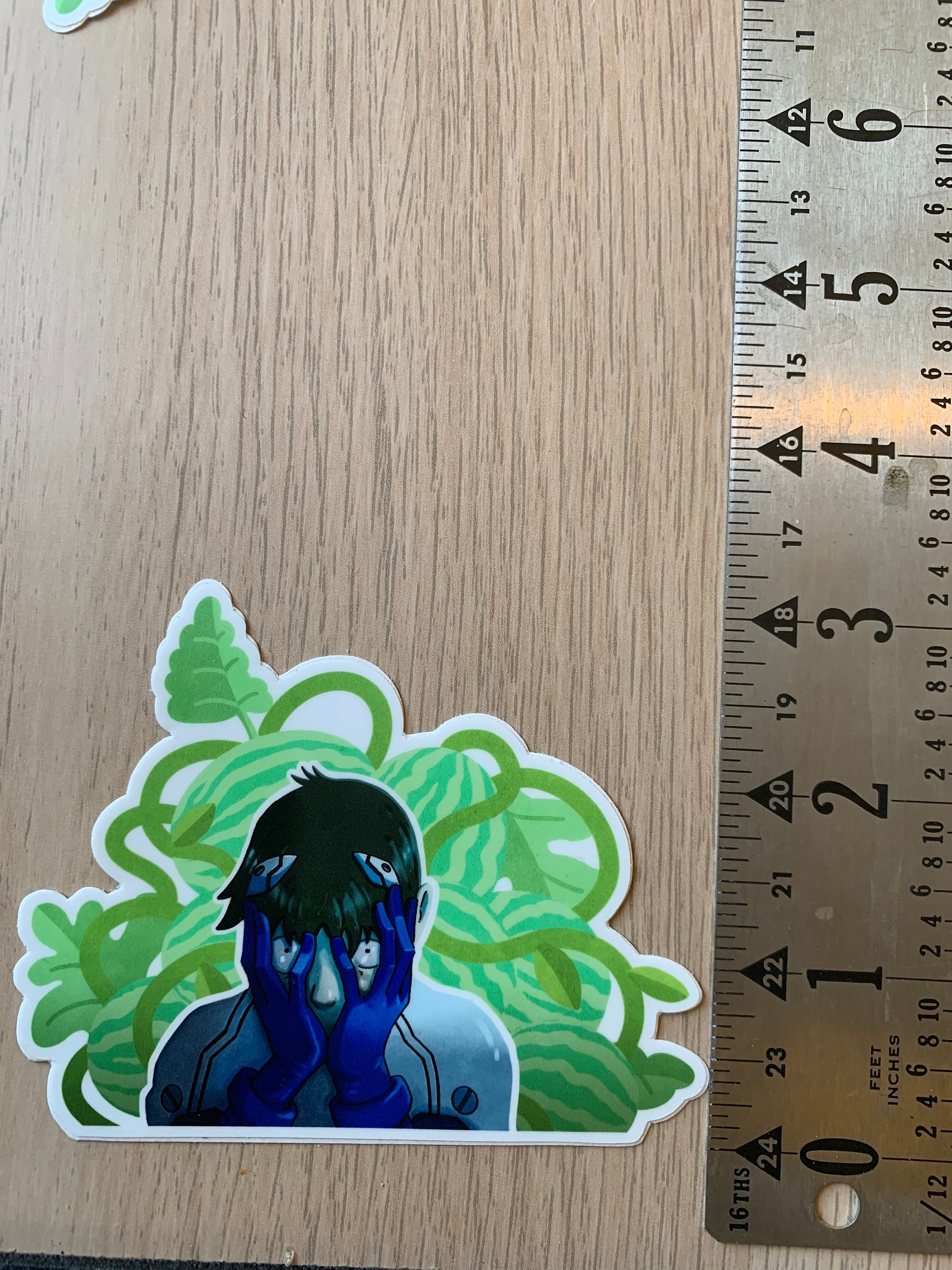 Neon Genesis Evangelion Shinji Sticker - Etsy