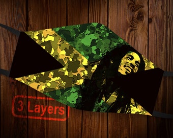 Reggae Face Mask | Etsy