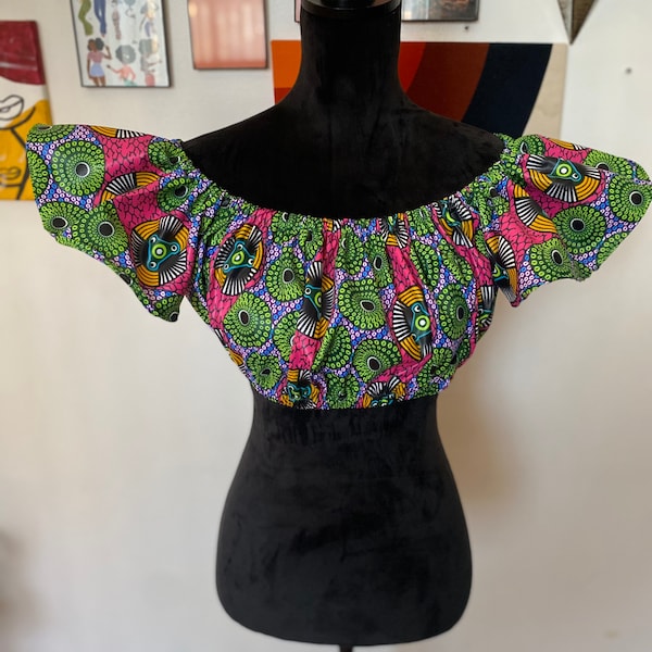 Ankara Crop Top Etsy