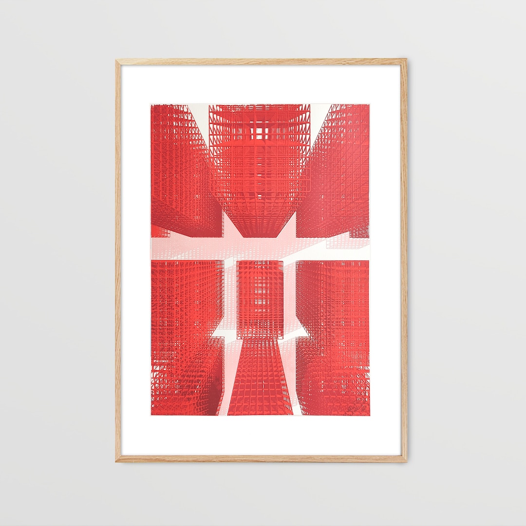 Armature, Screenprint, Screen Print, Brutalist Architecture ...