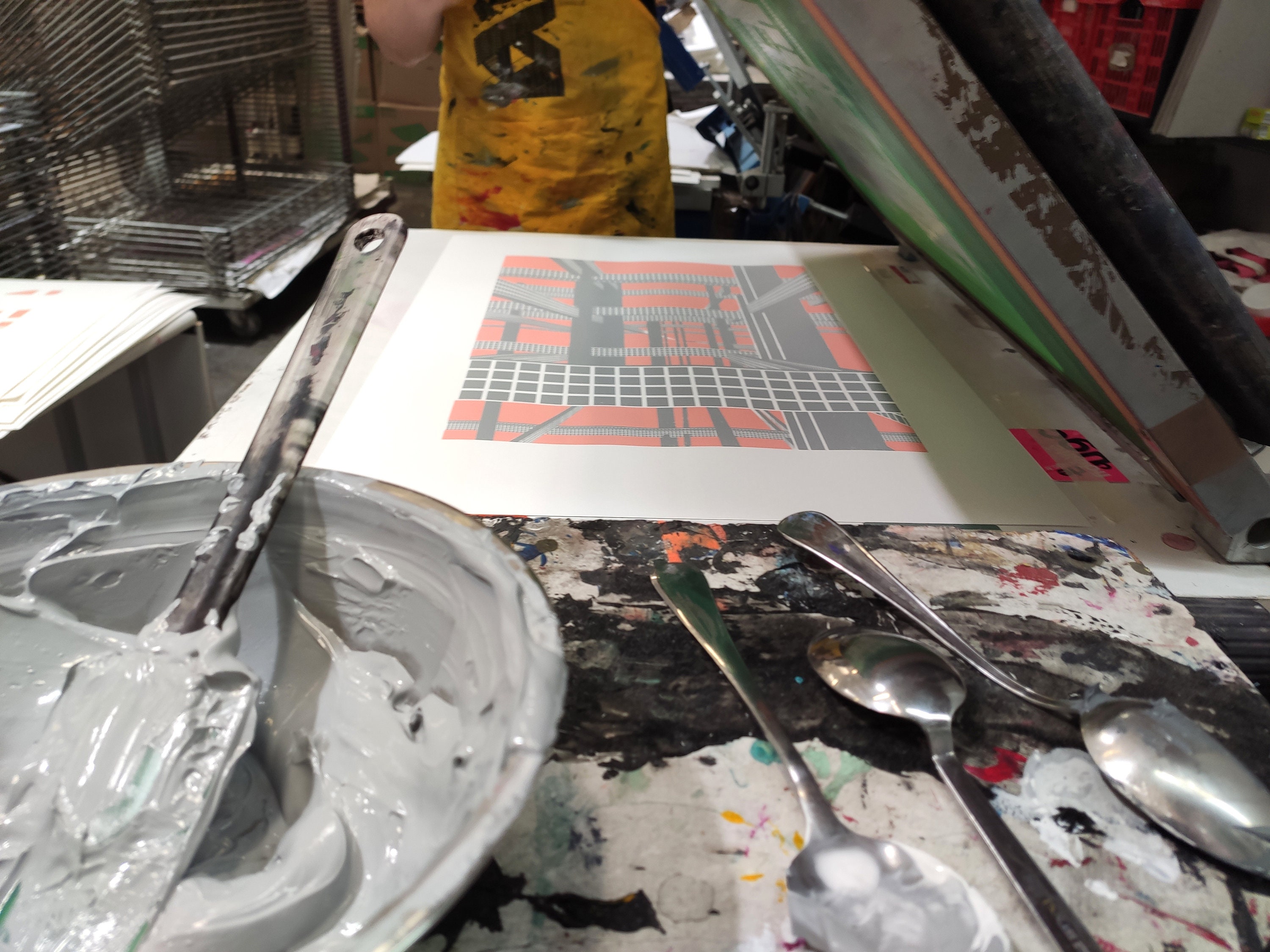 Megablock, Screenprint, Brutalist Poster, Screen Print, Czechoslovakia ...