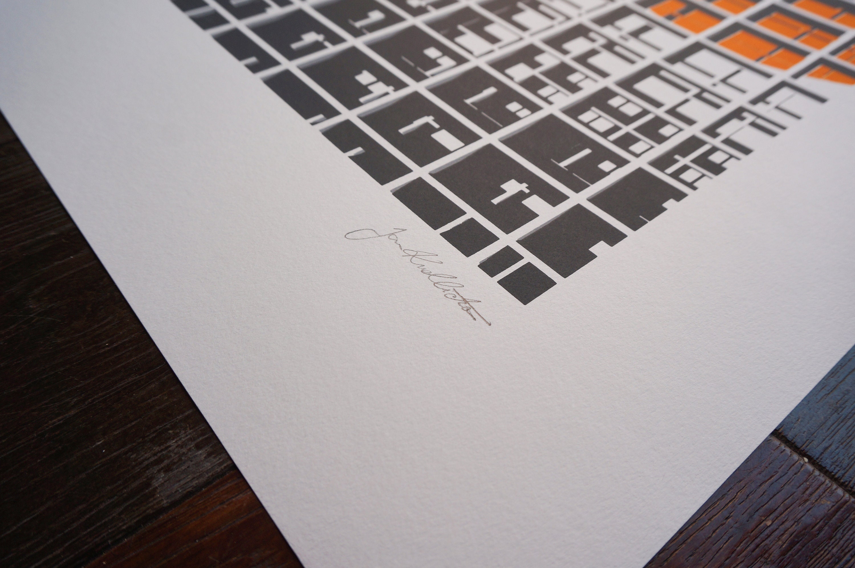 Construction Site Concrete Screenprint Screen Print - Etsy