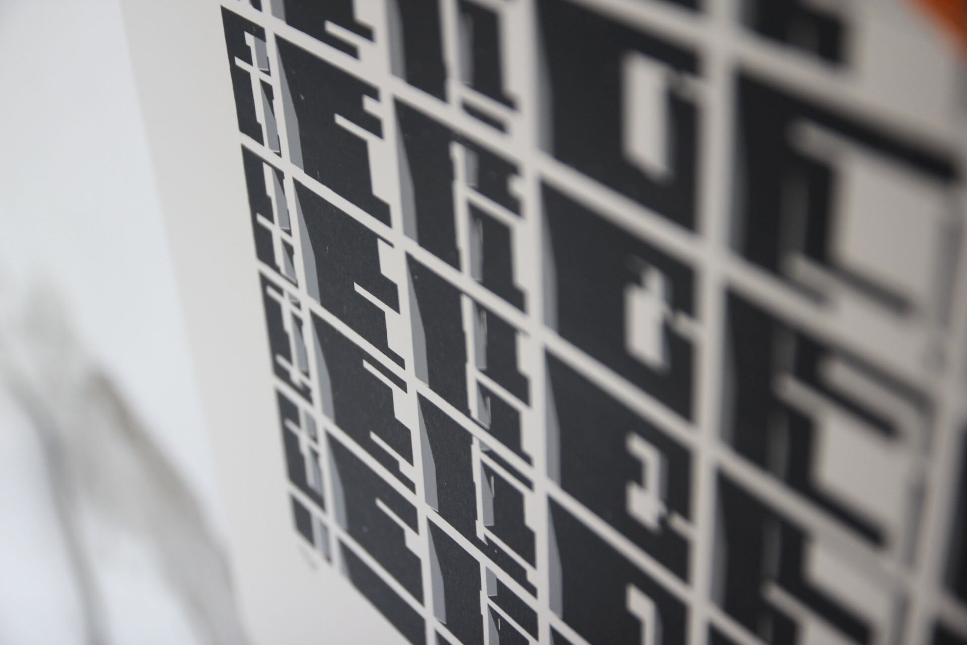 Construction Site Concrete Screenprint Screen Print - Etsy