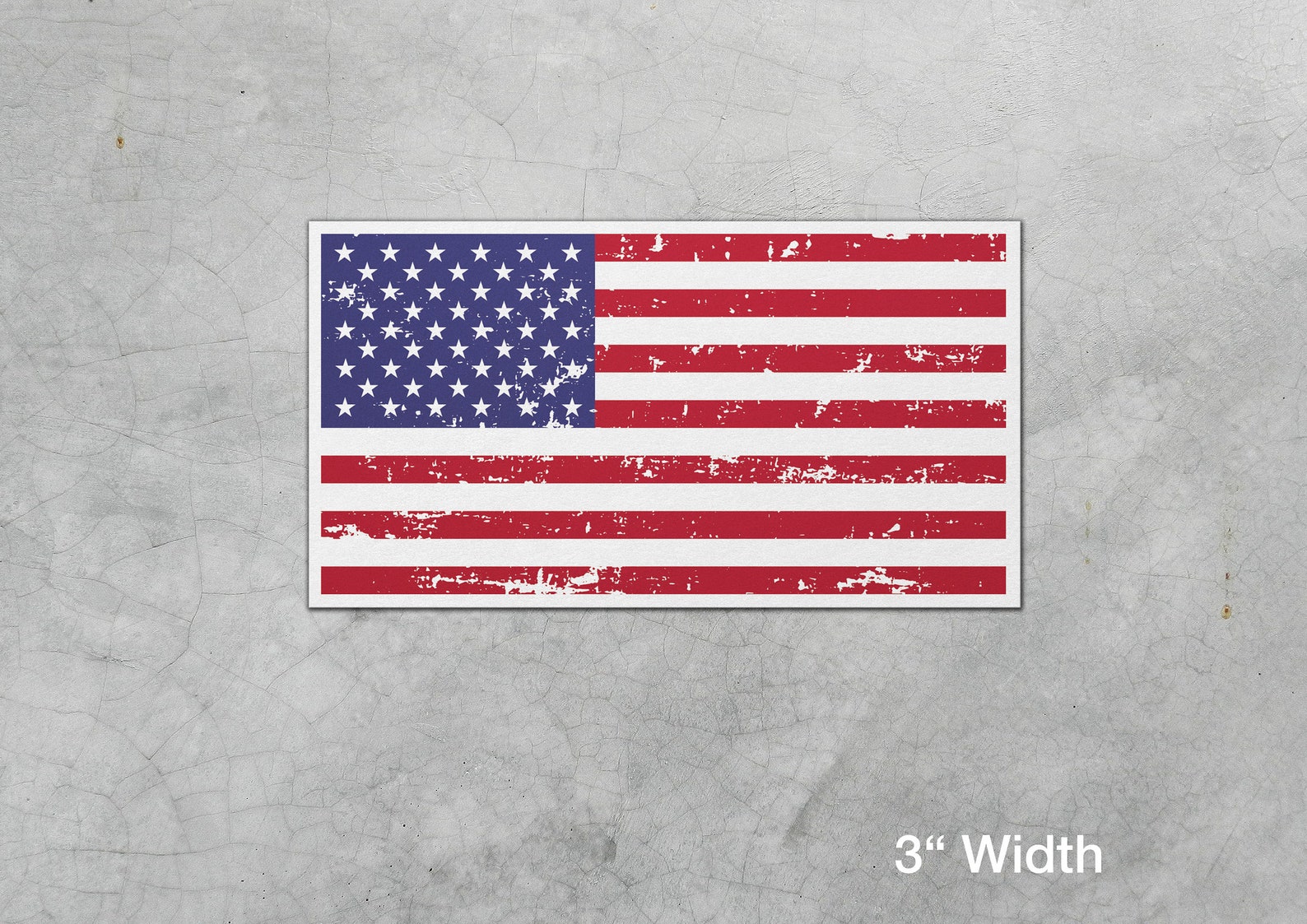Distressed American Flag Sticker United States of America - Etsy