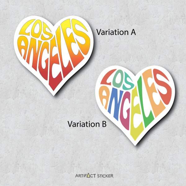 Los Angeles Sticker - Etsy