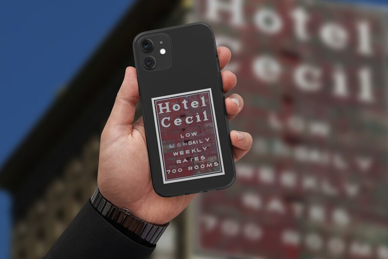 Cecil Hotel Sticker Downtown Los Angeles Landmark Sign - Etsy