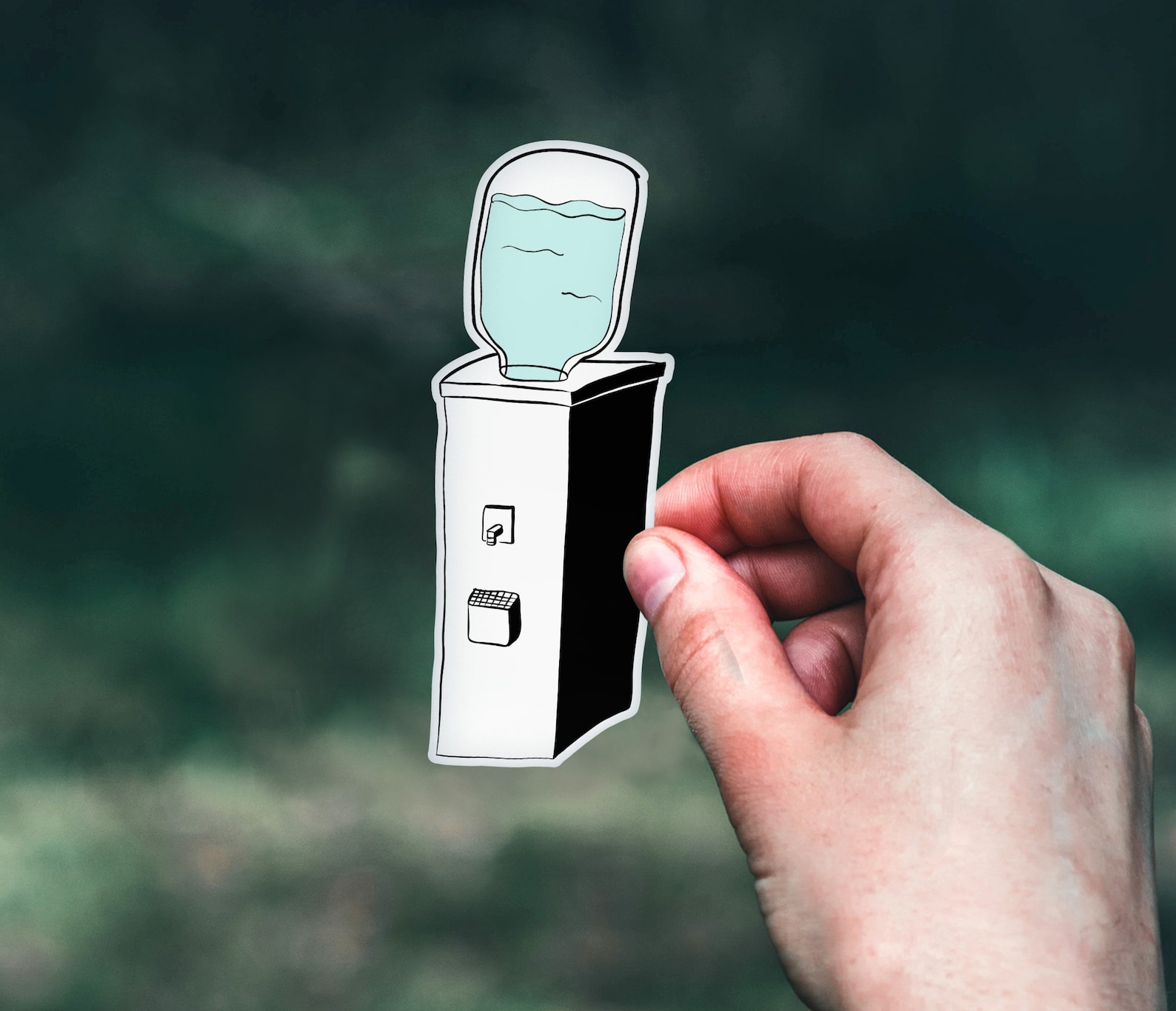 Office Water Dispenser Sticker Funny Humorous Adhesive - Etsy