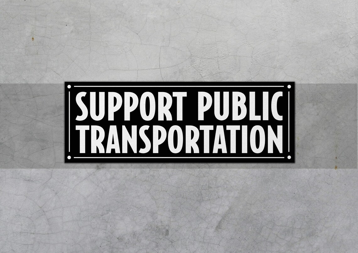 Support Public Transportation Sticker Metro Travel Systems - Etsy
