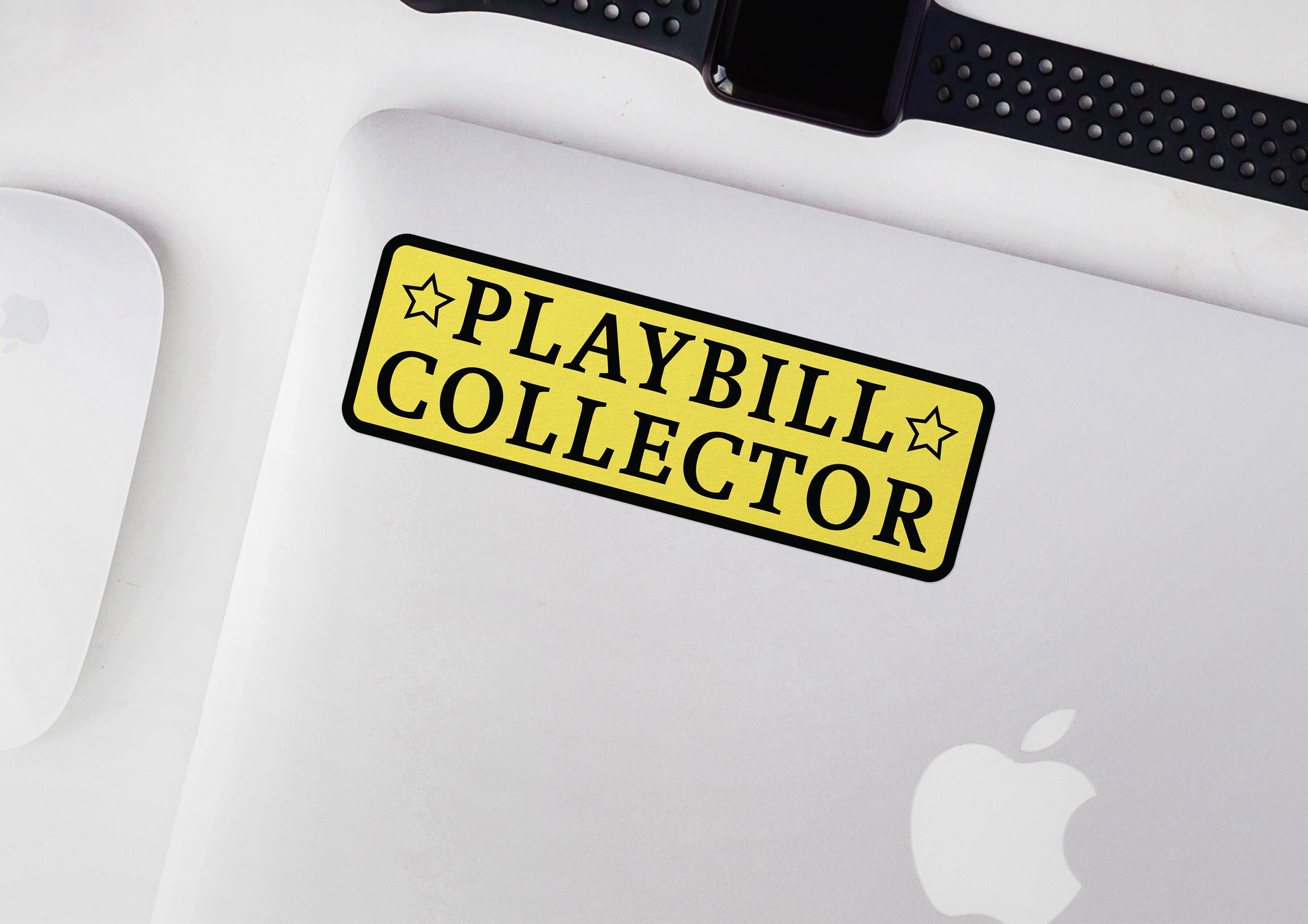 Broadway Sticker Playbill Collector Minimal Design | Etsy