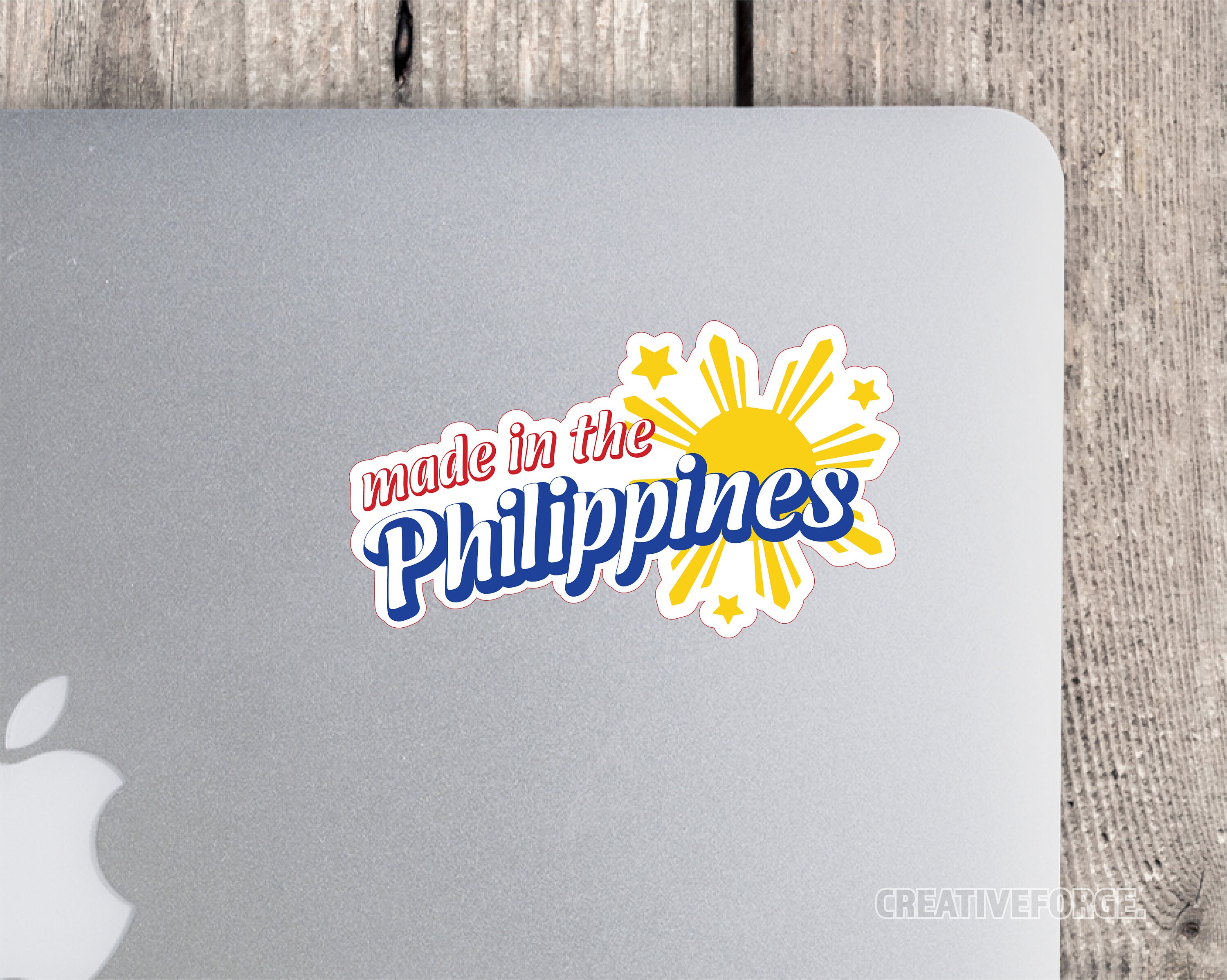 Made in the Philippines Sticker Pinoy Pride Three Stars - Etsy
