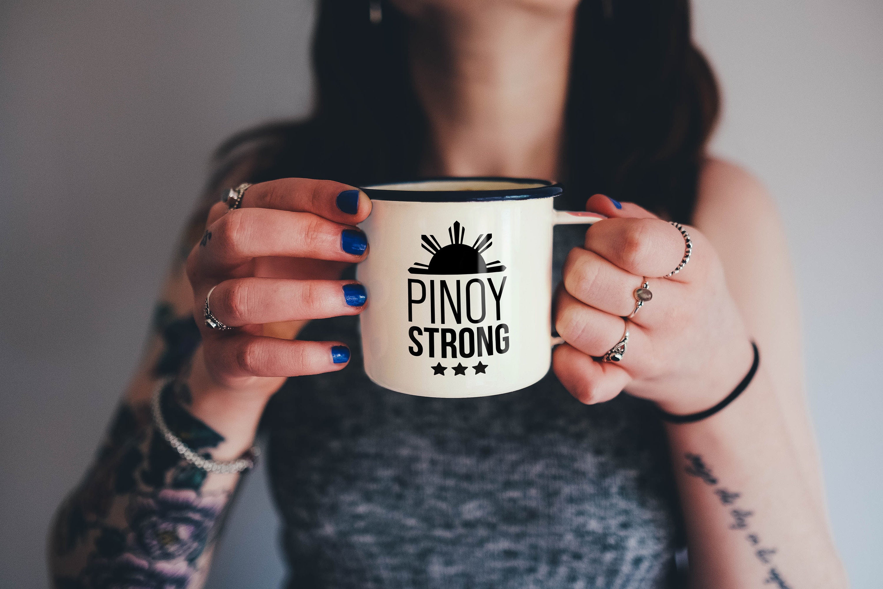 Filipino Pride Vinyl Decal - Pinoy Strong - Three Stars and Sun ...