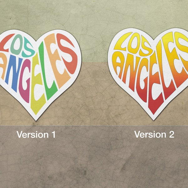Los Angeles Sticker - Etsy