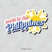 Made in the Philippines Sticker Pinoy Pride Three Stars and A Sun ...