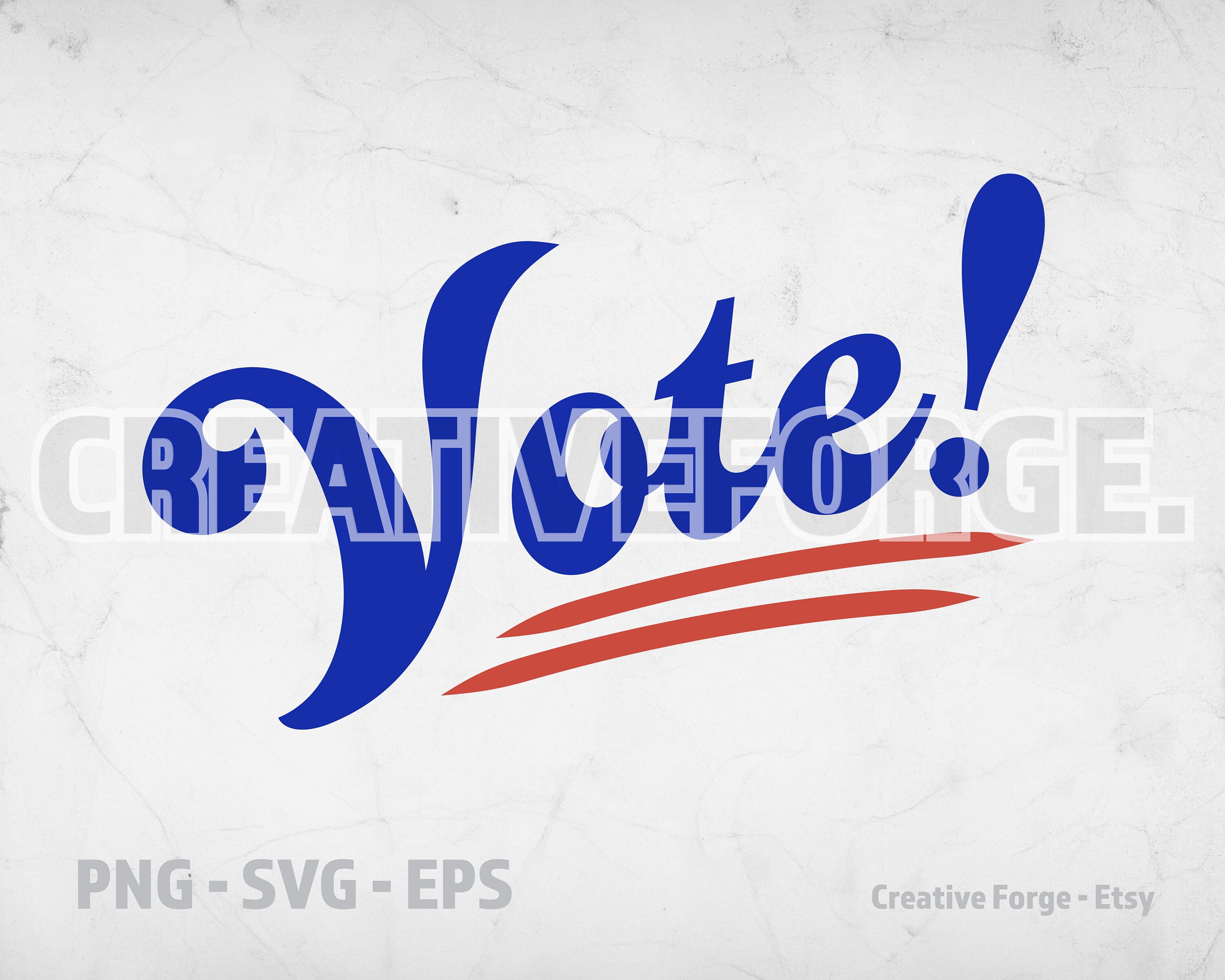 Vote Word Script Lettering Icon Voting Word Presidential | Etsy