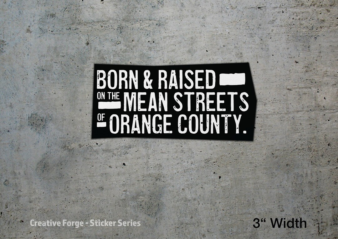 Orange County Sticker O.C. Southern California Pride - Etsy