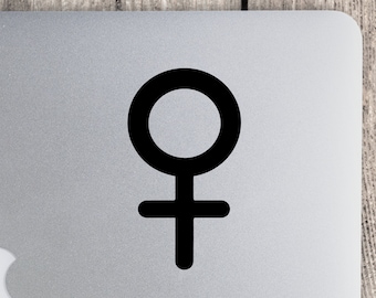 Female Venus Gender Symbol Vinyl Decal Sticker - Etsy