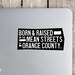 Orange County Sticker O.C. Southern California Pride - Etsy