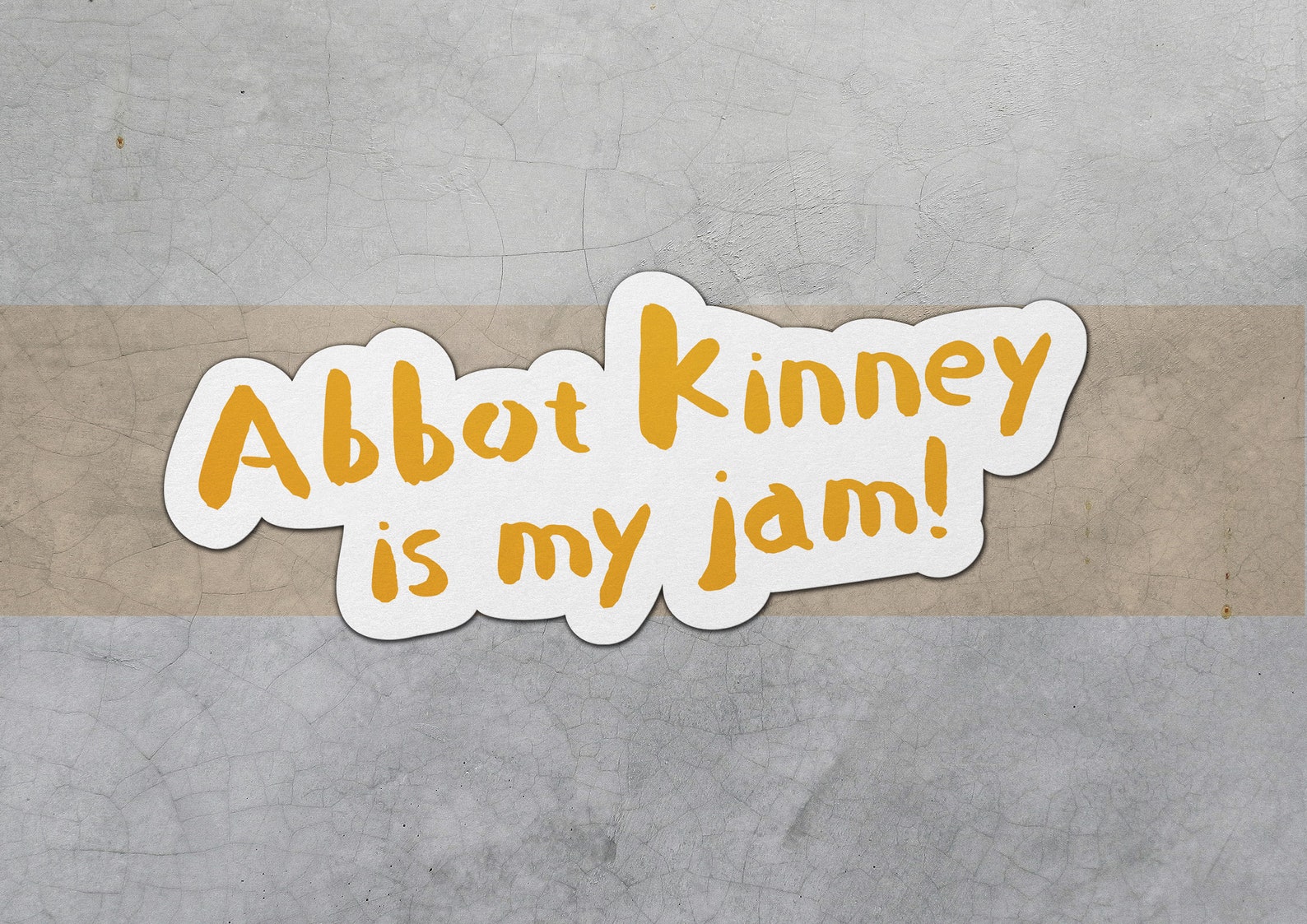 Abbot Kinney Sticker Venice California Stylish Shopping & | Etsy