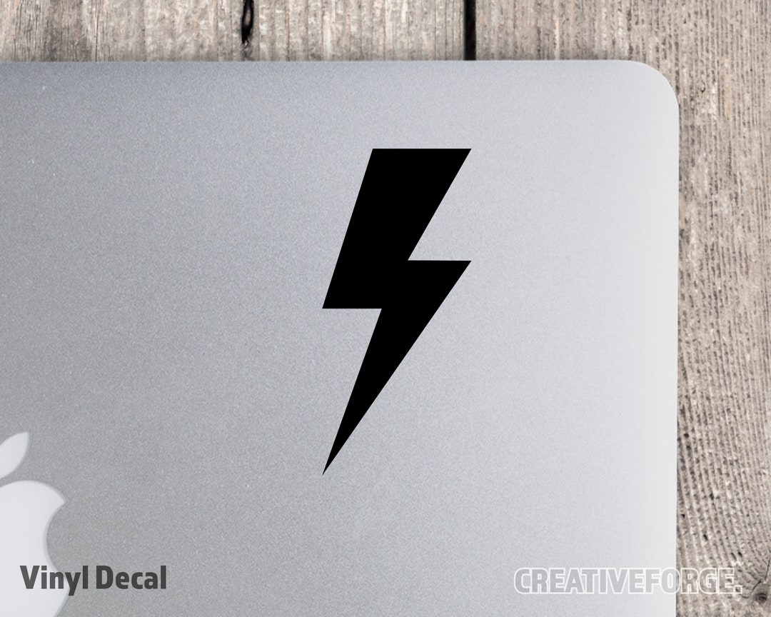 Lightning Bolt Decal Comic Book Icon Flash Speed Superhero Vinyl ...
