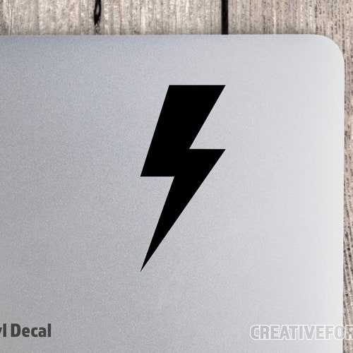 Lightning Bolt Vinyl Decal Sticker - Etsy