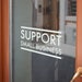 Support Local Business Sign Decal Storefront Window Signage ...