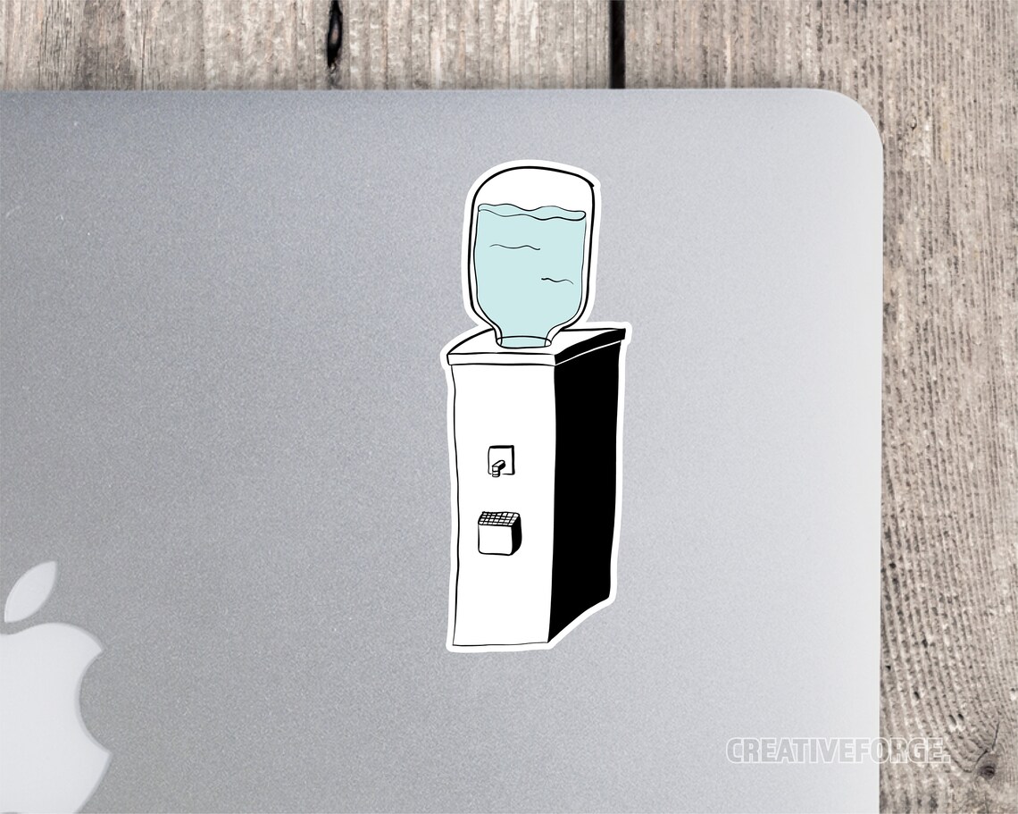 Office Water Dispenser Sticker Funny Humorous Adhesive - Etsy