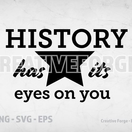 History Has Its Eyes on You Hamilton Digital PDF 8x10 - Etsy