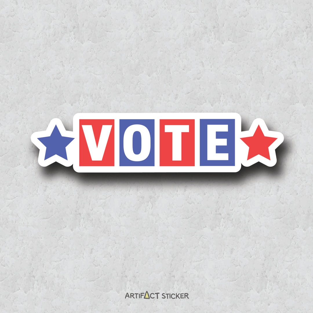 2024 Election Vote Sticker Election & Debate Deliverables Water ...