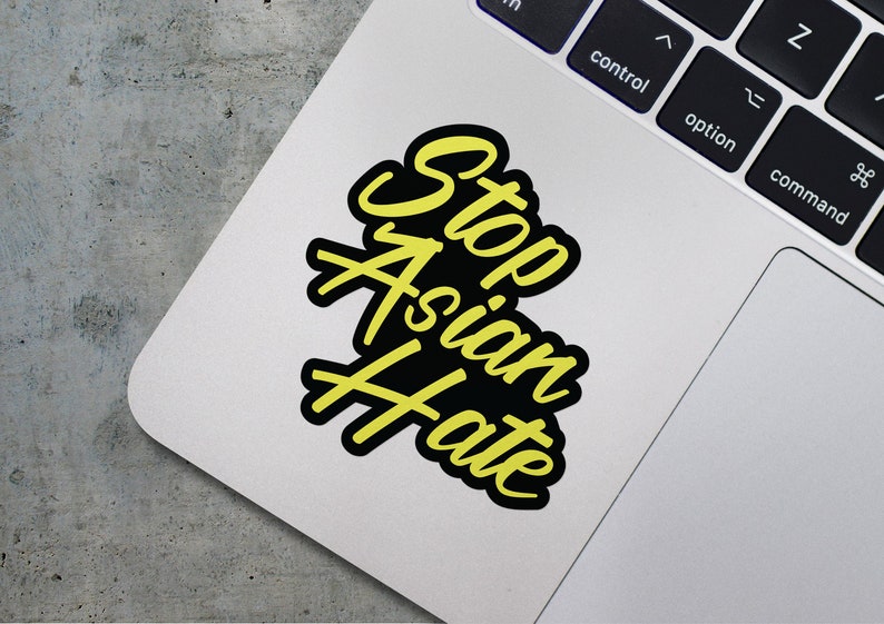 Stop Asian Hate Sticker Asian-american Support Movement | Etsy
