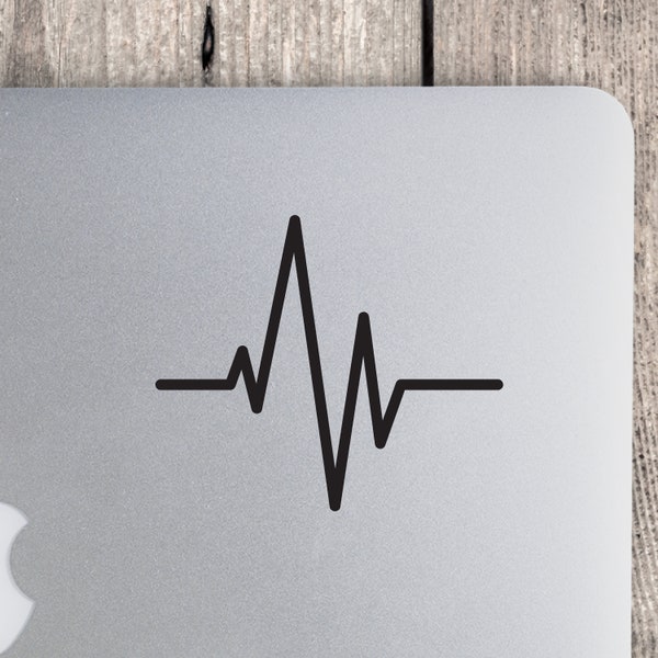 Ekg Decal - Etsy