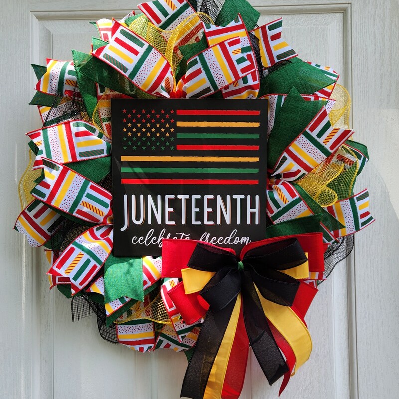 Juneteenth Outdoor Wreath - Etsy