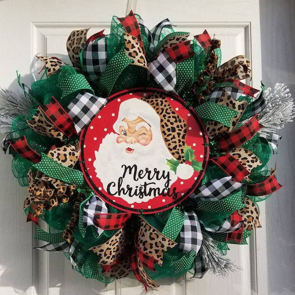 Leopard Print Wreath - Etsy