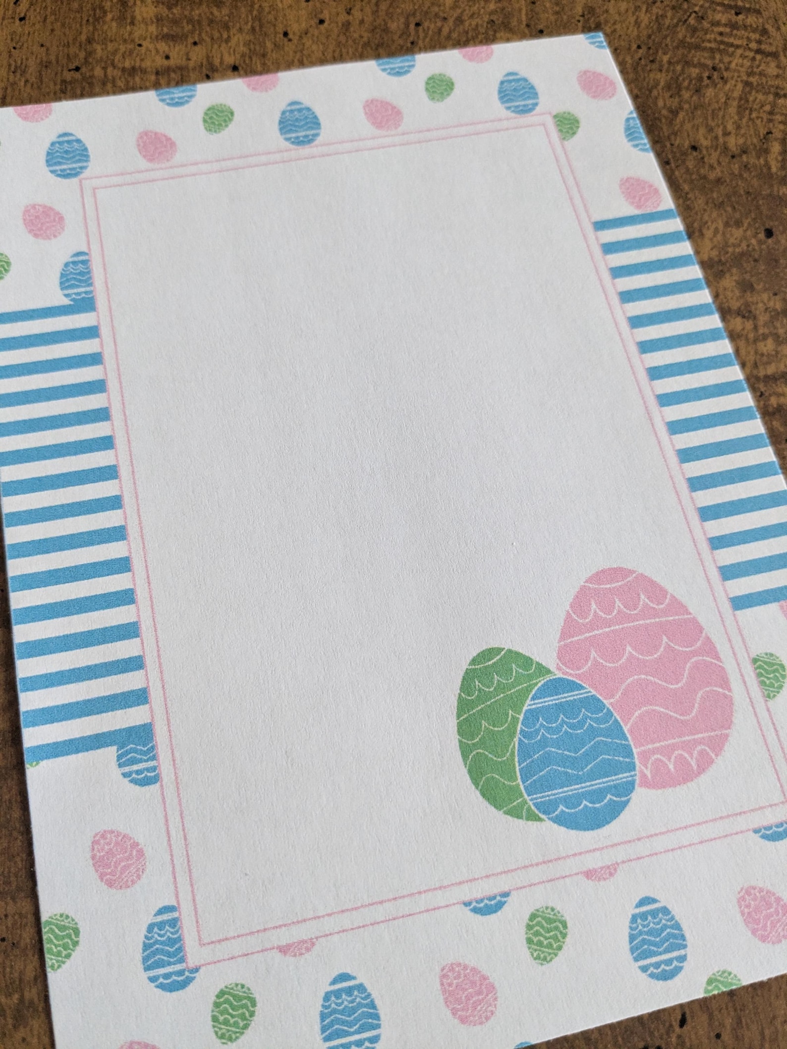 Easter Bunny Letter for Children | Pink & Blue Design | Instant ...