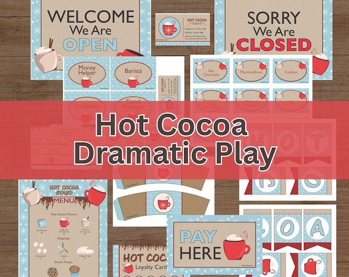 Santa's Workshop Dramatic Play | Gift Wrapping Station Winter Pretend ...