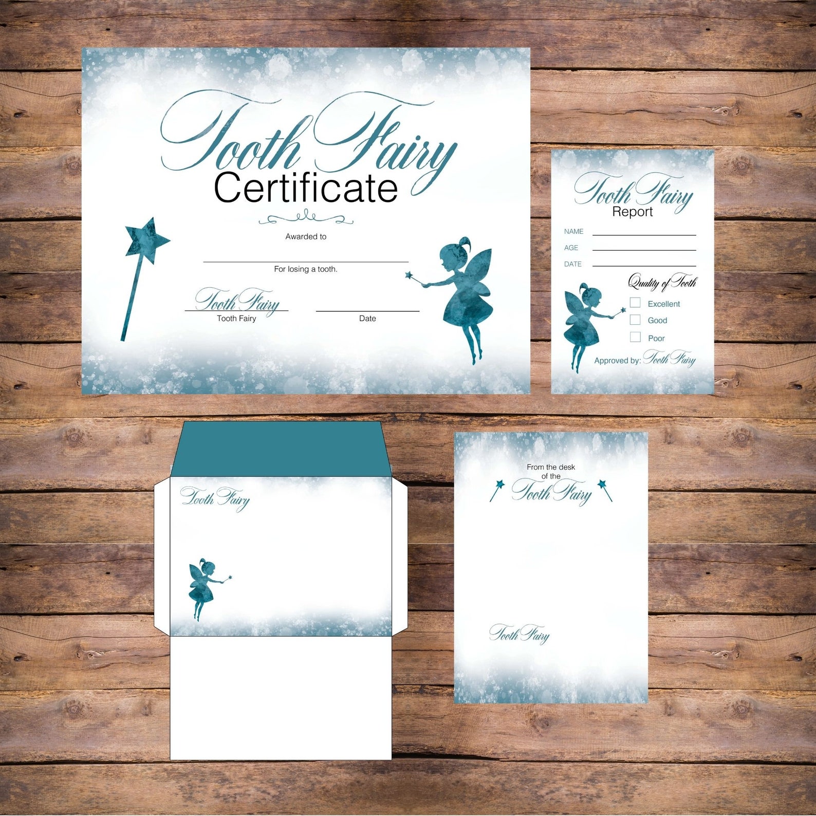 Tooth Fairy Certificate Printable, Tooth Fairy Certificate First Tooth ...