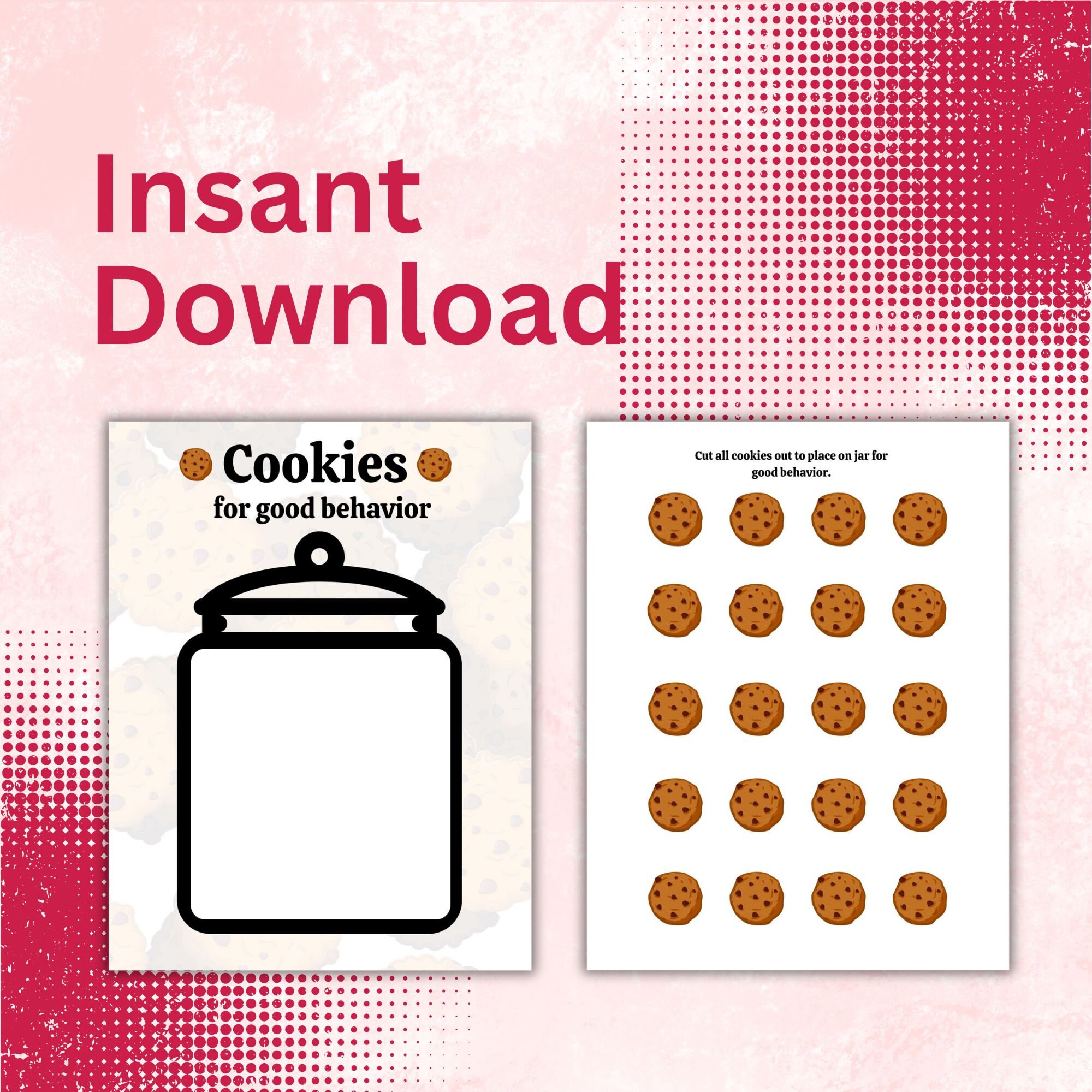 Printable Reward Jar, Reward Jar for Kids - Etsy