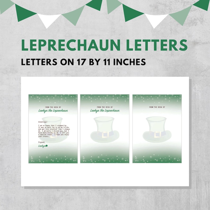 Leprechaun Note to Kids, Leprechaun Note Printable, Leprechaun Letter ...