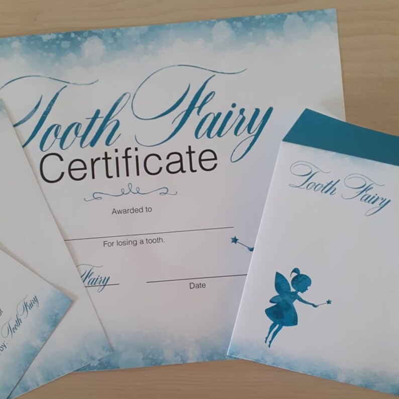 Tooth Fairy Certificate Printable, Tooth Fairy Certificate First Tooth ...