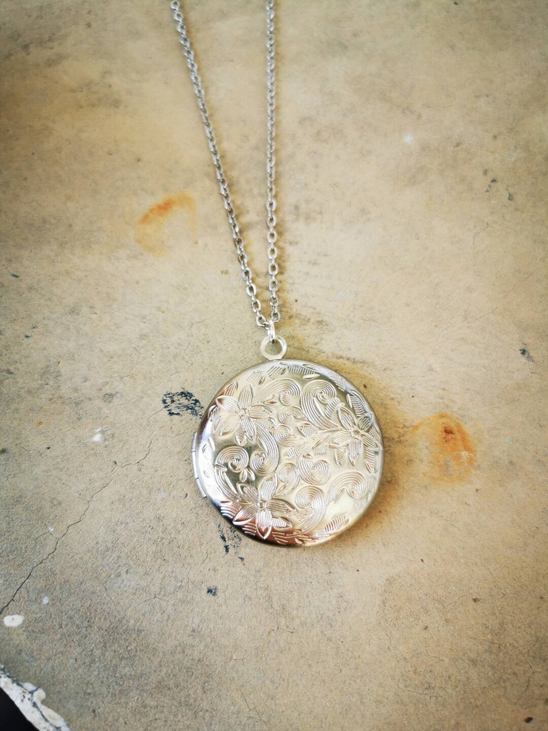 Collier avec médaillon porte photo - Etsy France